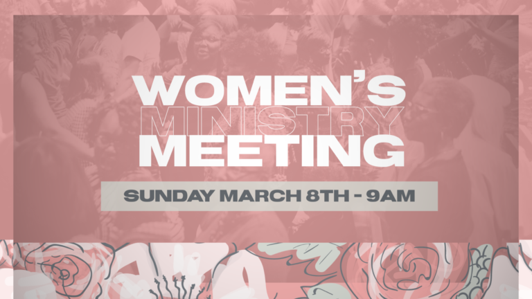 Women’s Ministry Meeting – Refresh Family Church
